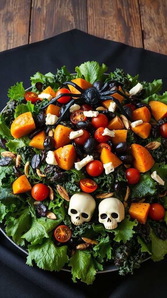 7 Halloween Salad Ideas That Look Creepy