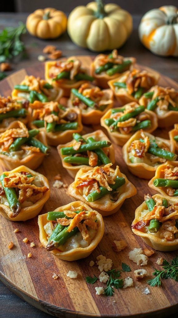 15 Green Bean Casserole Bites and Cups That Steal the Appetizer Table