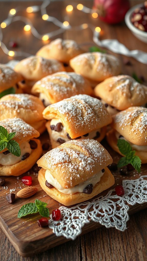 7 Sicilian Cannoli Cream Sandwich Cookies Christmas Cookie Recipes