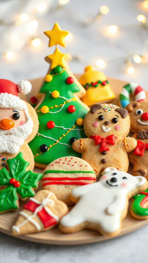 11 Cartoon Christmas Cookies Kid-Friendly Designs