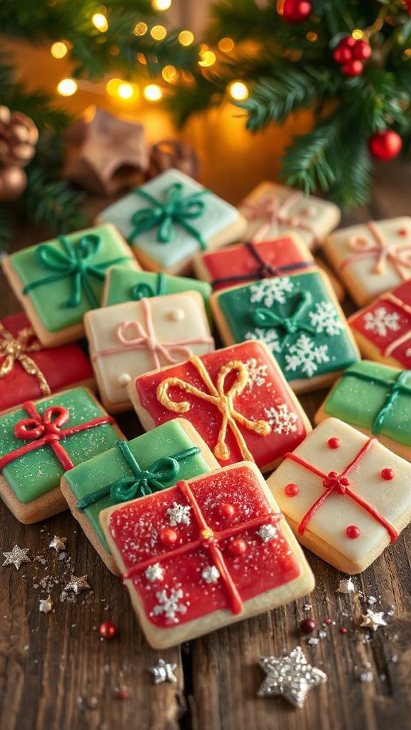 11 Christmas Present Cookies Gift Shapes
