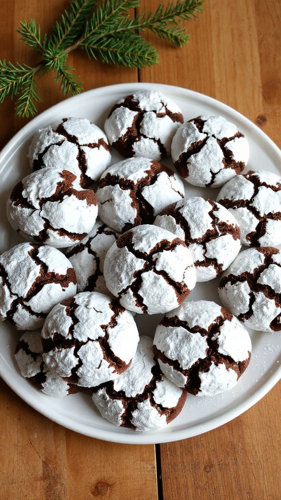 11 Christmas Crinkle Cookies Textured Surfaces