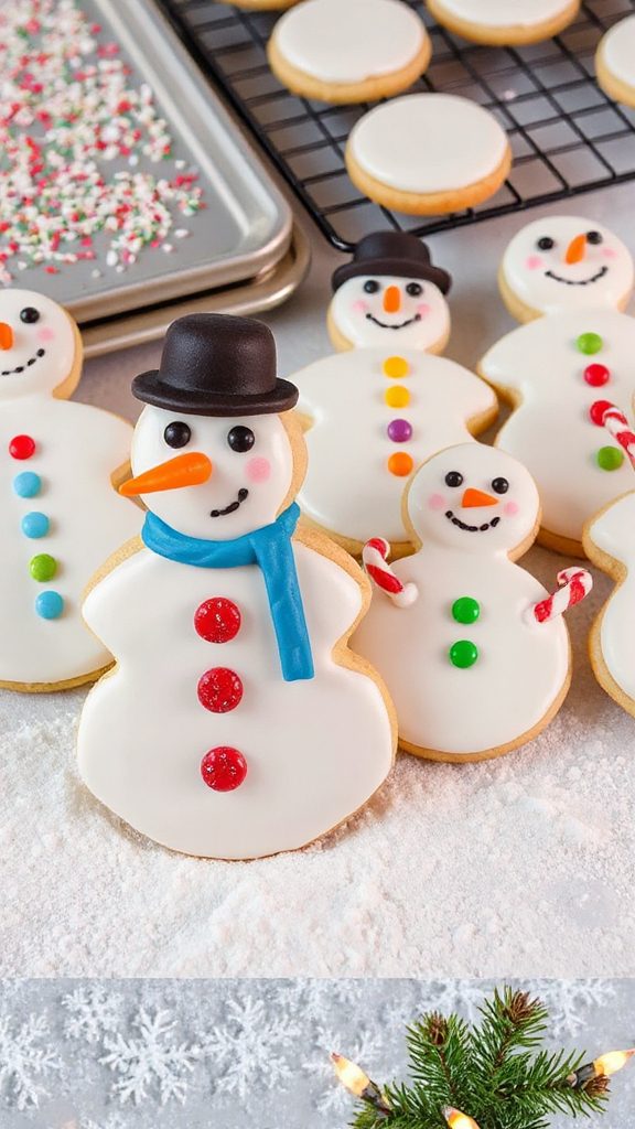 11 Snowman Christmas Cookies Winter Characters