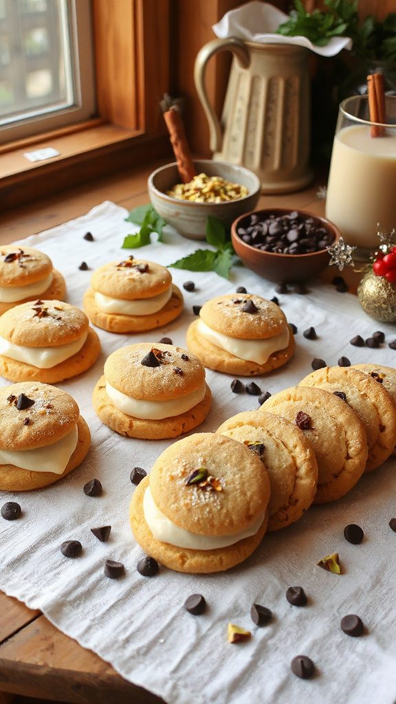7 Sicilian Cannoli Cream Sandwich Cookies Christmas Cookie Recipes