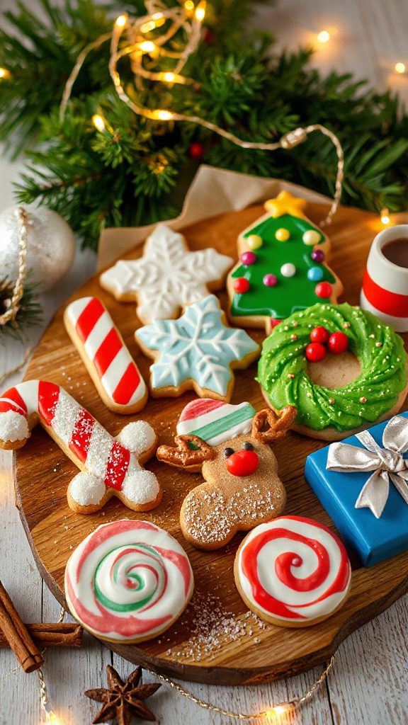 11 Christmas Sprinkle Cookies Colorful Decorations
