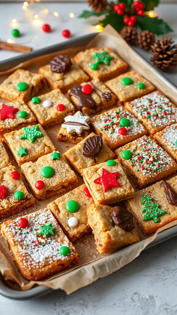 11 Christmas Bar Cookies Sheet Pan Easy