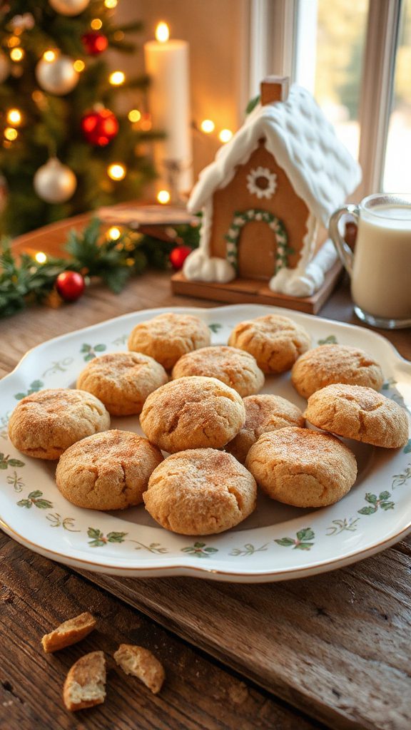 11 Eggnog Christmas Cookies Snickerdoodle Style Treats