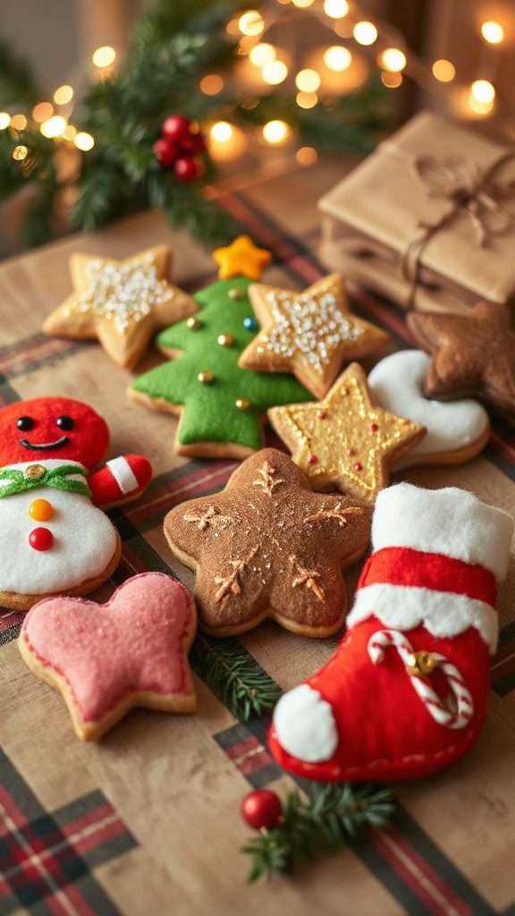 11 Christmas Cookie Kisses Chocolate-Topped