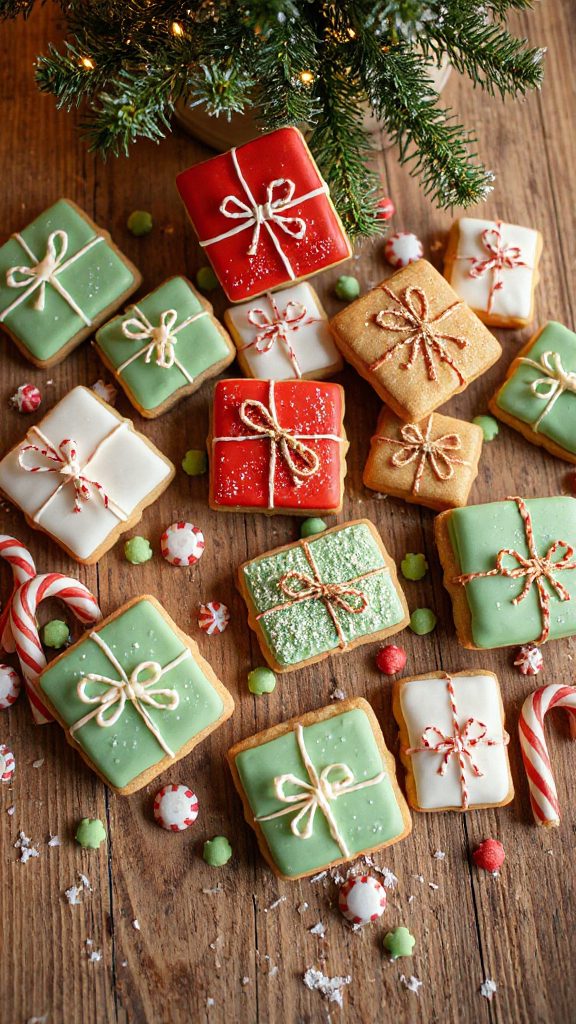11 Christmas Present Cookies Gift Shapes
