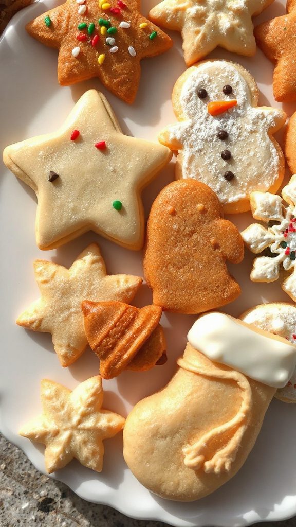 11 Christmas Spritz Cookies Pressed Shapes