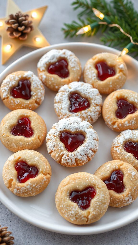 11 Linzer Christmas Cookies Jam-Filled Windows