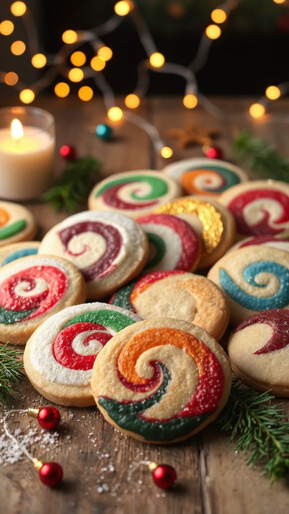 11 Christmas Pinwheel Cookies Swirled Patterns