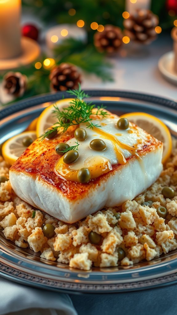7 Pan-Roasted Halibut With Lemon, Capers and Fresh Dill Christmas ...