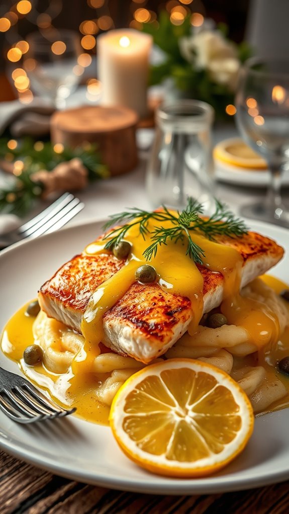 7 Pan-Roasted Halibut With Lemon, Capers and Fresh Dill Christmas ...