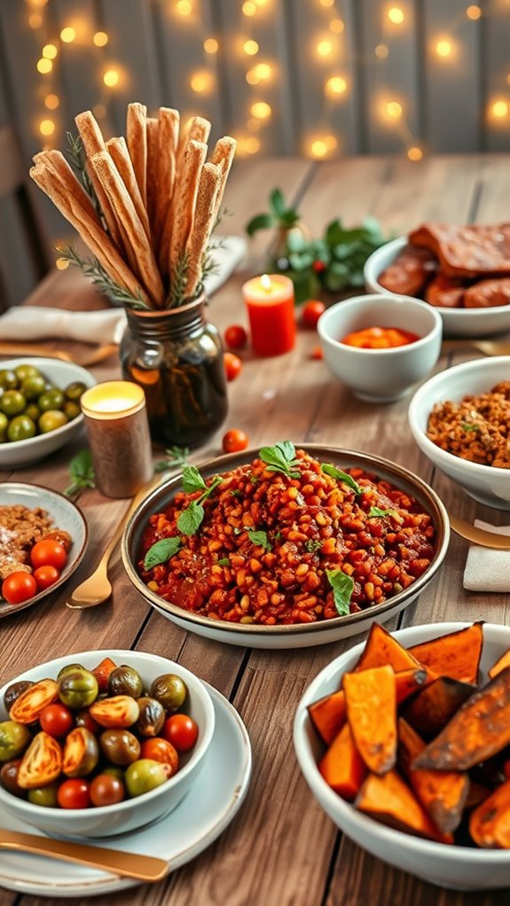 7 Vegan Lentil Bolognese With Fresh Herbs and Tomatoes Christmas Dinner ...
