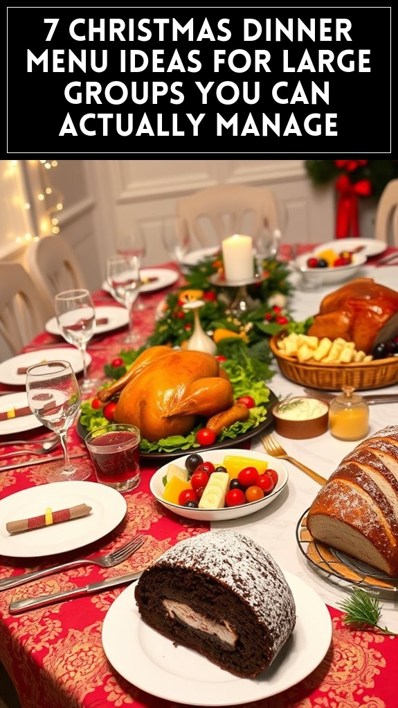 7 Christmas Dinner Menu Ideas for Large Groups You Can Actually Manage
