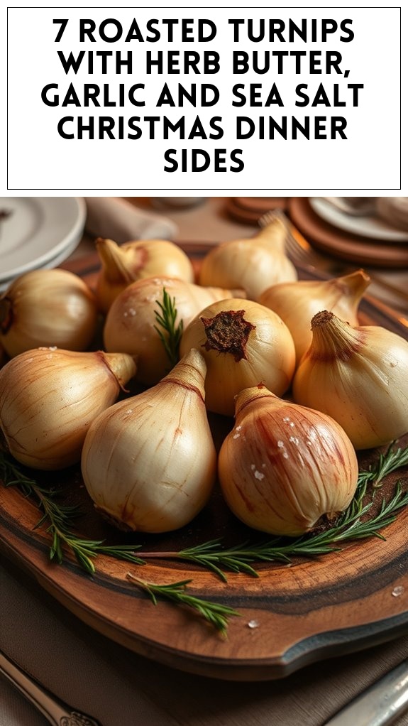 7 Roasted Turnips With Herb Butter, Garlic and Sea Salt Christmas ...